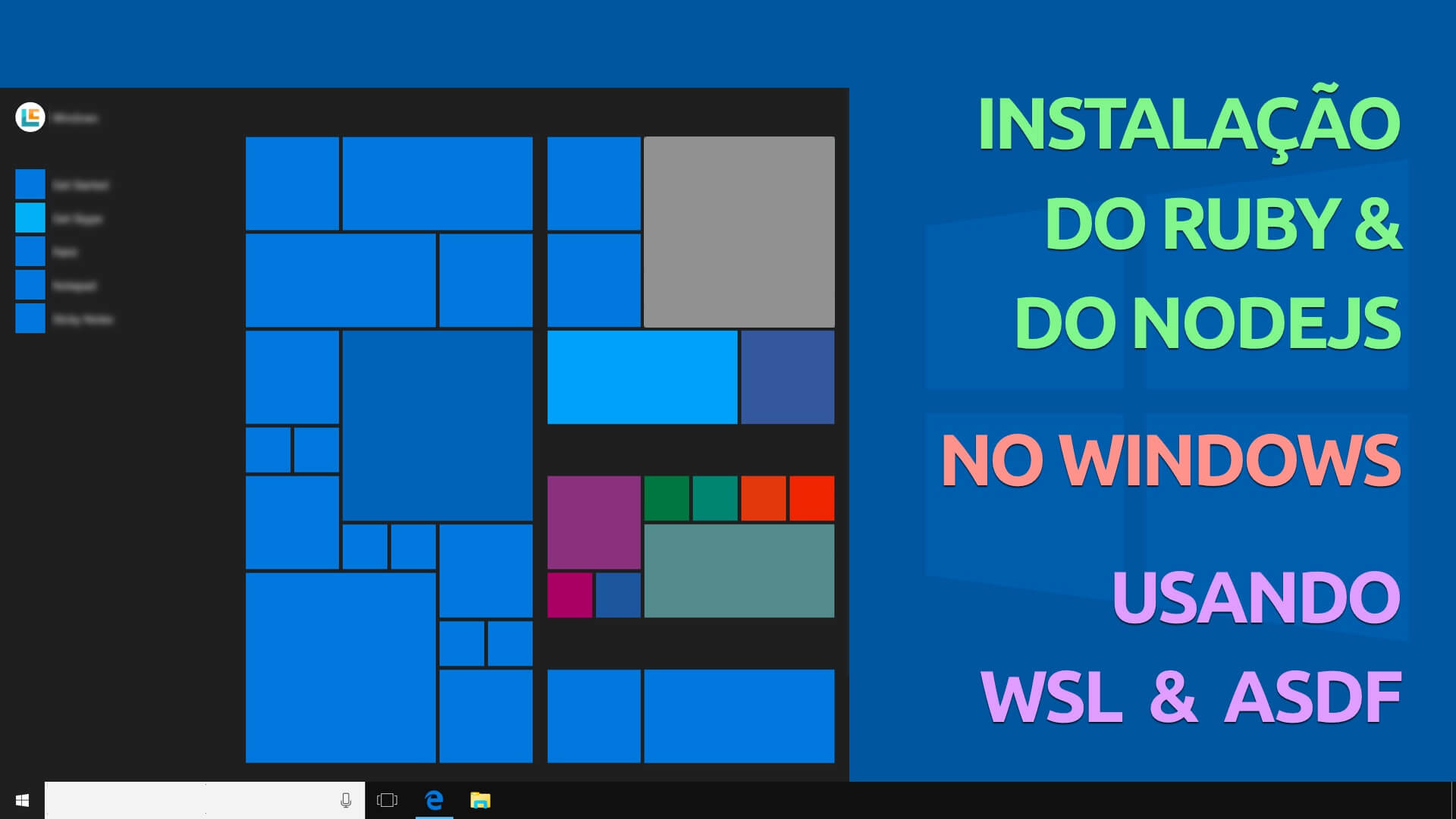 Instalação do Ruby & do NodeJS no Windows, usando WSL e ASDF | Lucas Caton